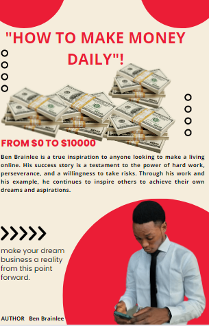 Buy "HOW TO MAKE MONEY DAILY"! by on Selar