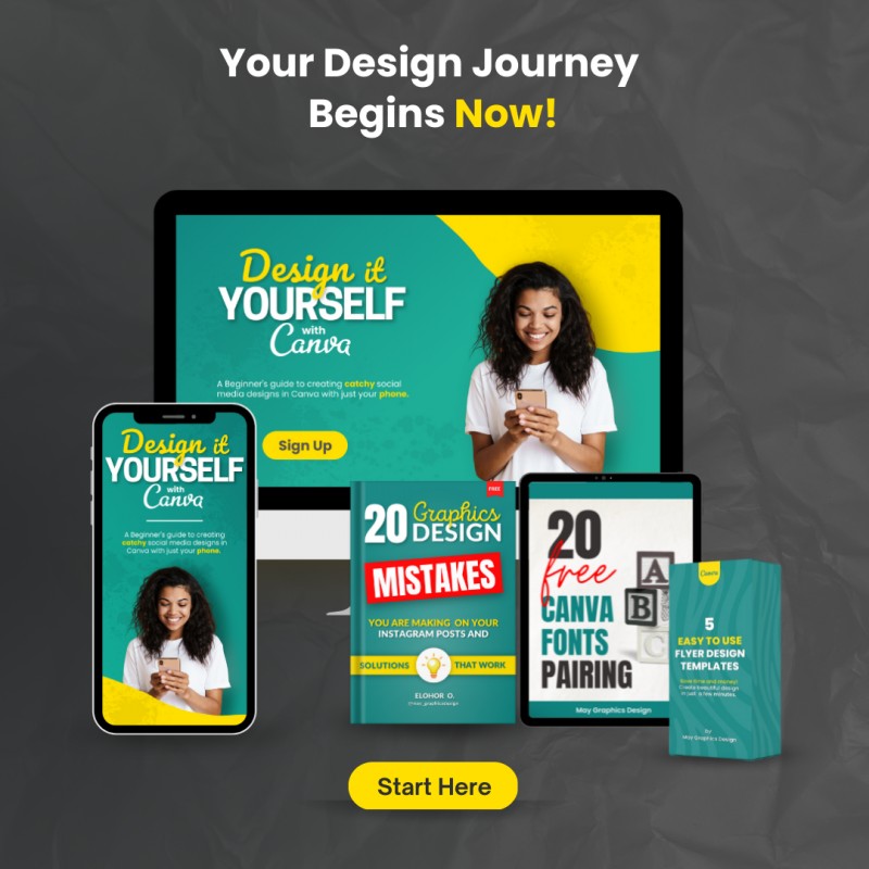 Buy Design It Yourself with Canva by May Graphics Design on Selar