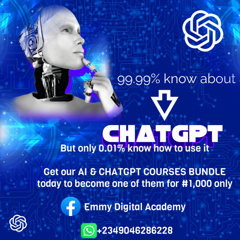 Buy AI & ChatGPT Courses Bundle by Emmanuel Amana on Selar