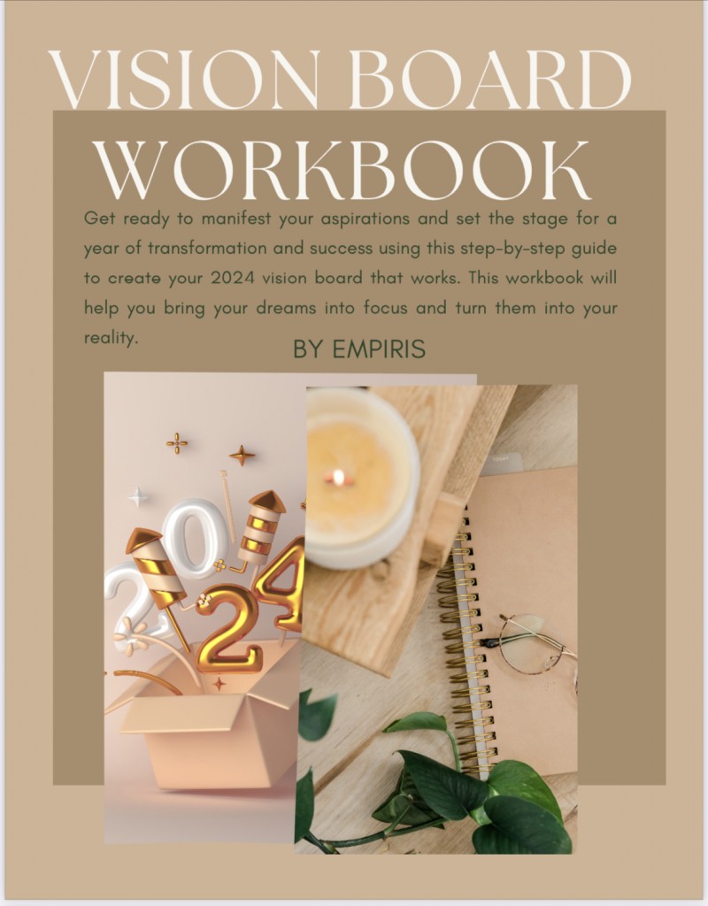 Buy Vision board workbook by Empiris wellness on Selar