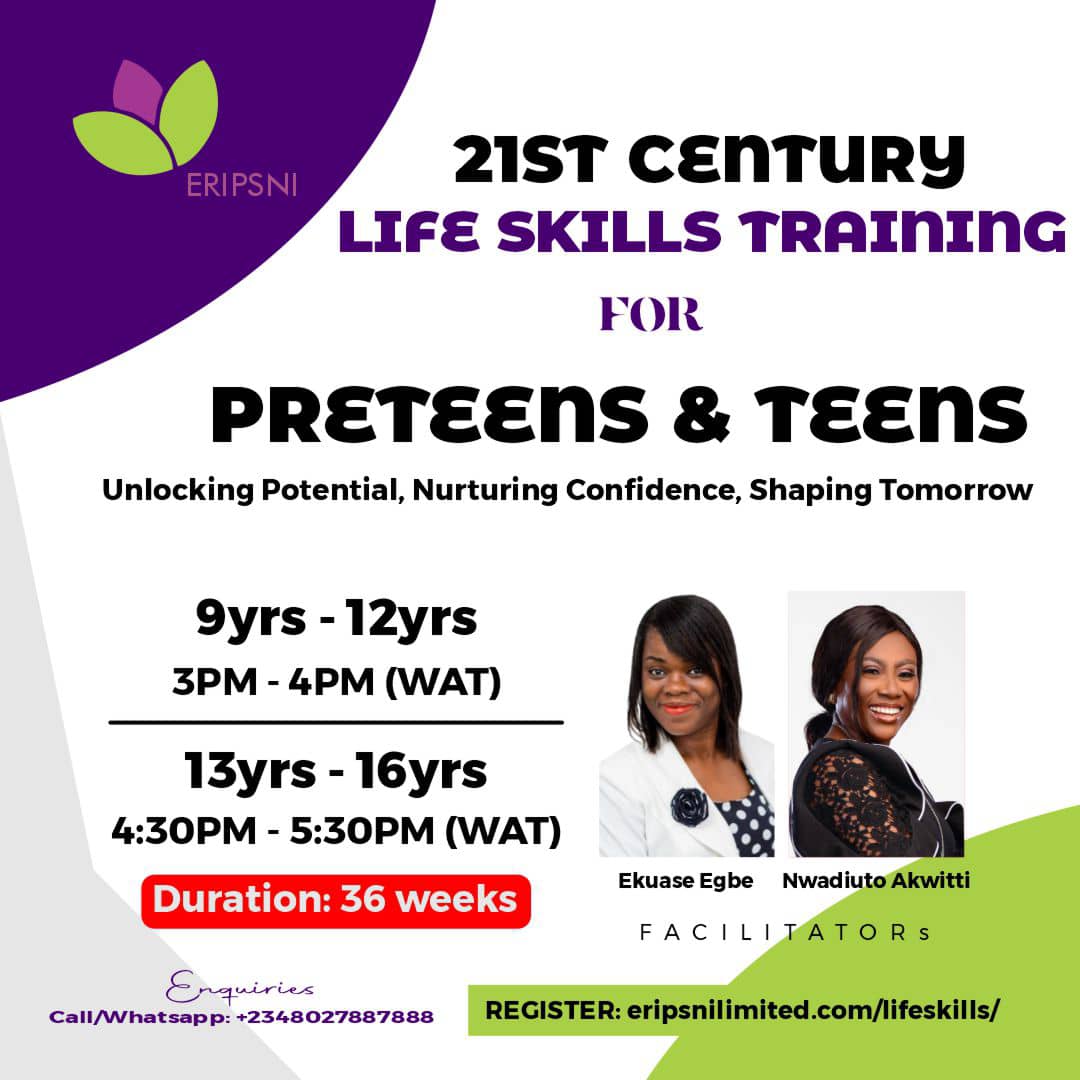 Buy 21st Century Life Skills Training For Preteens and Teens [12 months USD Payment] by Eripsni ...