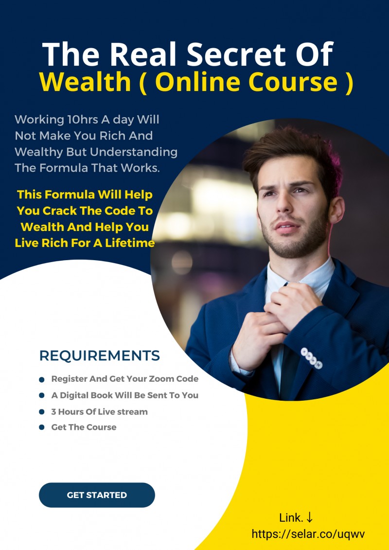 Buy The Real Secret Of Wealth ( Online Course ) by Legion Digital Company on Selar