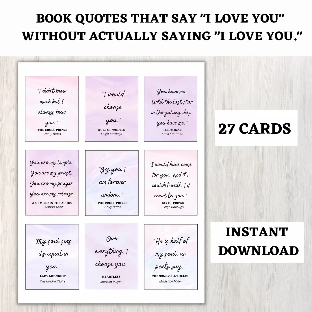 Buy Book Quotes Saying "I Love You" Without Actually Saying "I Love You ...