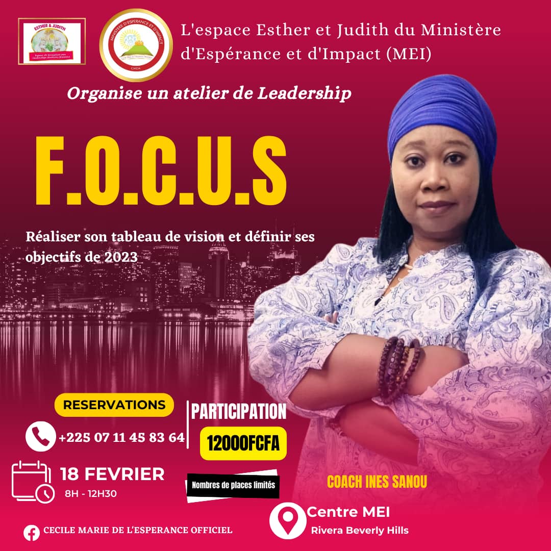 Buy ATELIER DE LEADERSHIP F.O.C.U.S by Esther et Judith on Selar