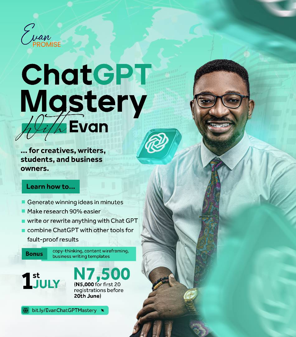Buy ChatGPT Mastery w/Evan by Evan Promise on Selar