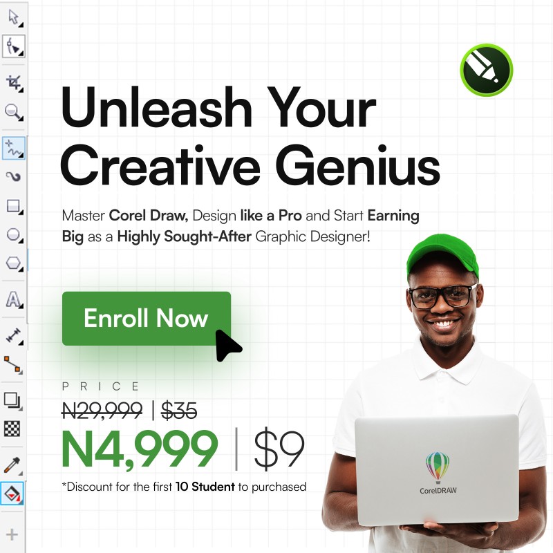 Buy Corel Draw MasterClass by Everezt on Selar