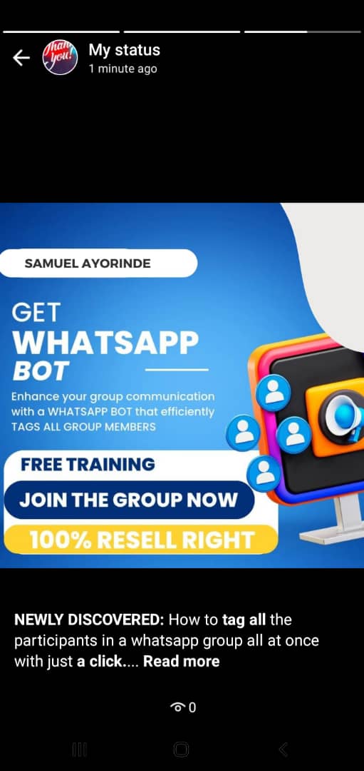 Buy WHATSAPP TAG ALL MASTERY by Samuel Ayorinde on Selar