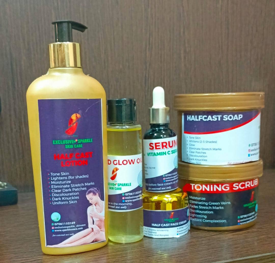 Buy Half Cast Kit by Exclusive Sparkle Skin Care on Selar
