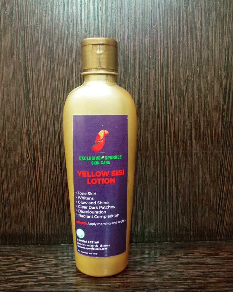 Buy Yellow Sisi Lotion by Exclusive Sparkle Skin Care on Selar