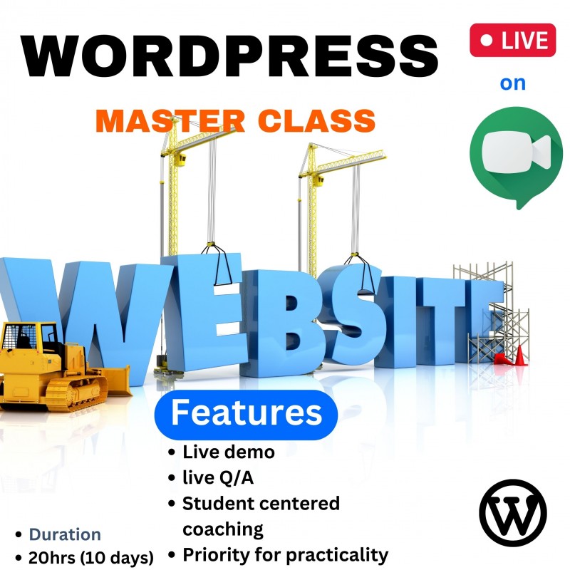 Buy Wordpress Master Class by Fahari technologies on Selar