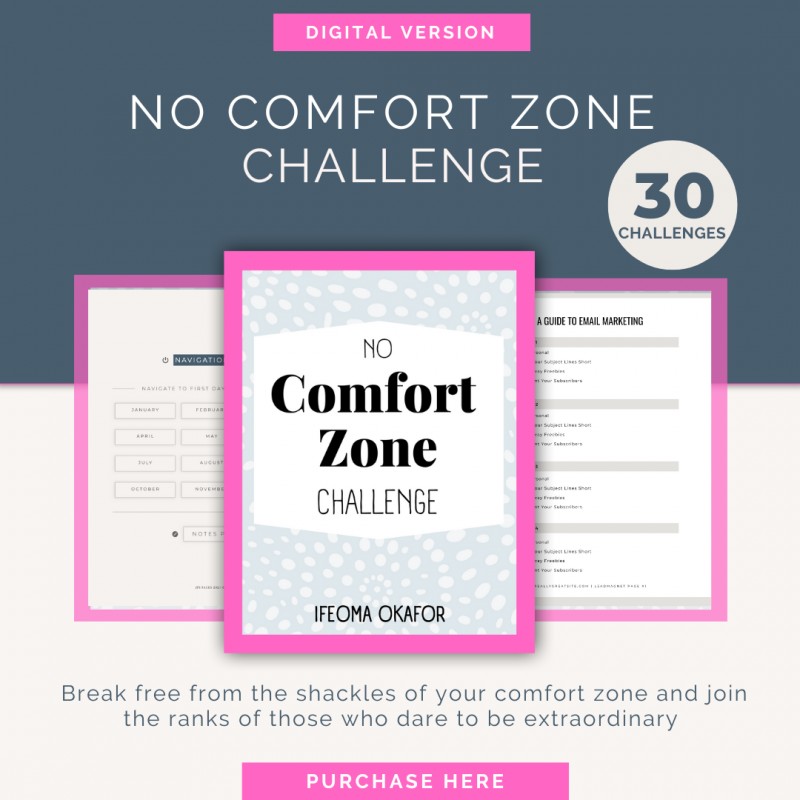 Buy No Comfort Zone Challenge Digital Version By Ferrazo Resources On