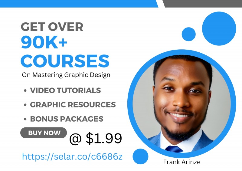 Buy 90,000+ Graphic Design Courses by Frank Arinze on Selar