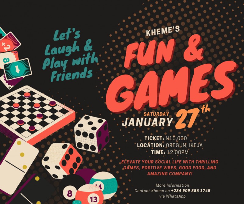 Buy January 2024 Fun & Games Event by Fun & Games - Where Games and ...