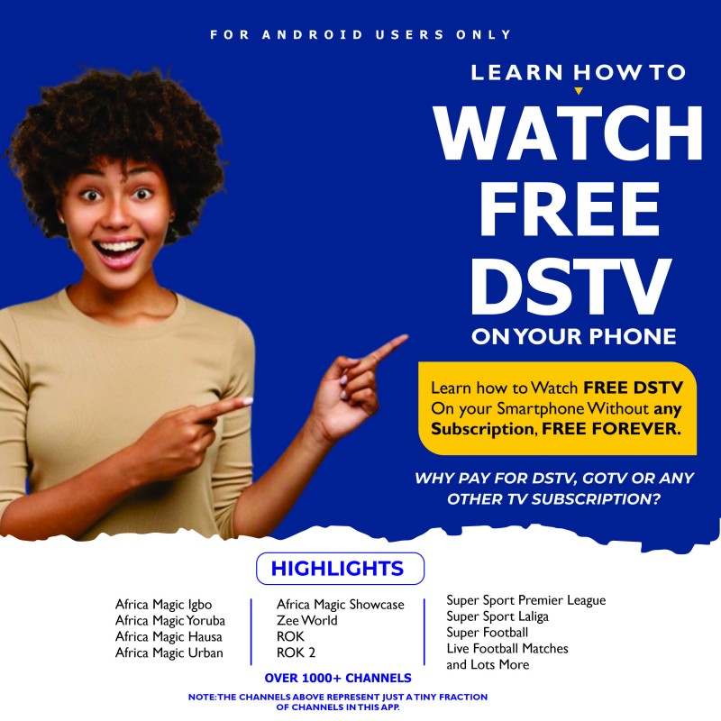 Buy FREE DSTV FOR SMARTPHONE COURSE by Giddel's Store on Selar