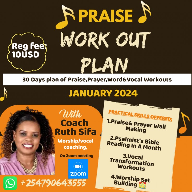 Buy PRAISE WORKOUT CHALLENGE by Coach Ruth Sifa on Selar