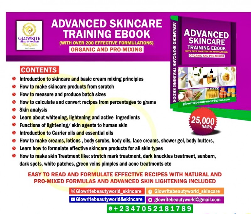 Buy ADVANCED SKINCARE TRAINING EBOOK by Glowrite Beauty on Selar