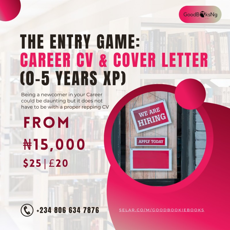 Buy The Entry Game: Career CV and Cover Letter for 0-5 Years XP by ...