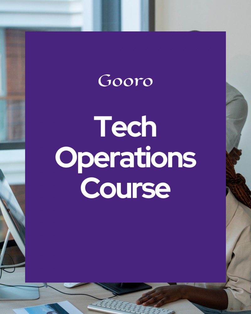 Buy Tech Operations Course by Gooro Consulting on Selar