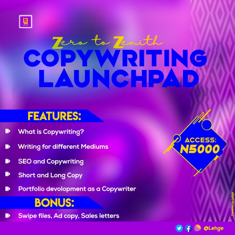 Buy Zero to Zenith Copywriting Launchpad by Great digital minds on Selar