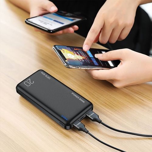 Buy Ace Elec Power Banks 20000 MAh Utra Slim Portable Fast Charger (ACE ...
