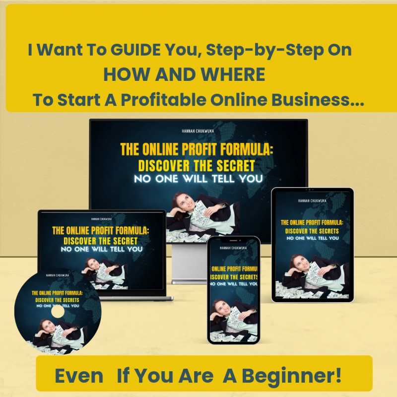 Buy The Online Profit Formula by Hannah Chukwuka on Selar