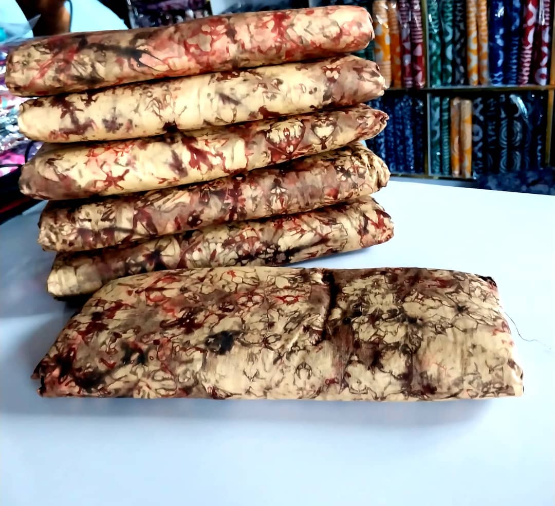 Buy Full Cotton Adire Material (Complete 5yards) by Horllaeunice ...