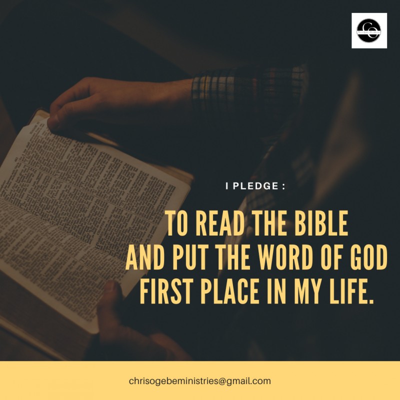 Subscribe BIBLE PLEDGE by Chris Ogebe Ministries on Selar