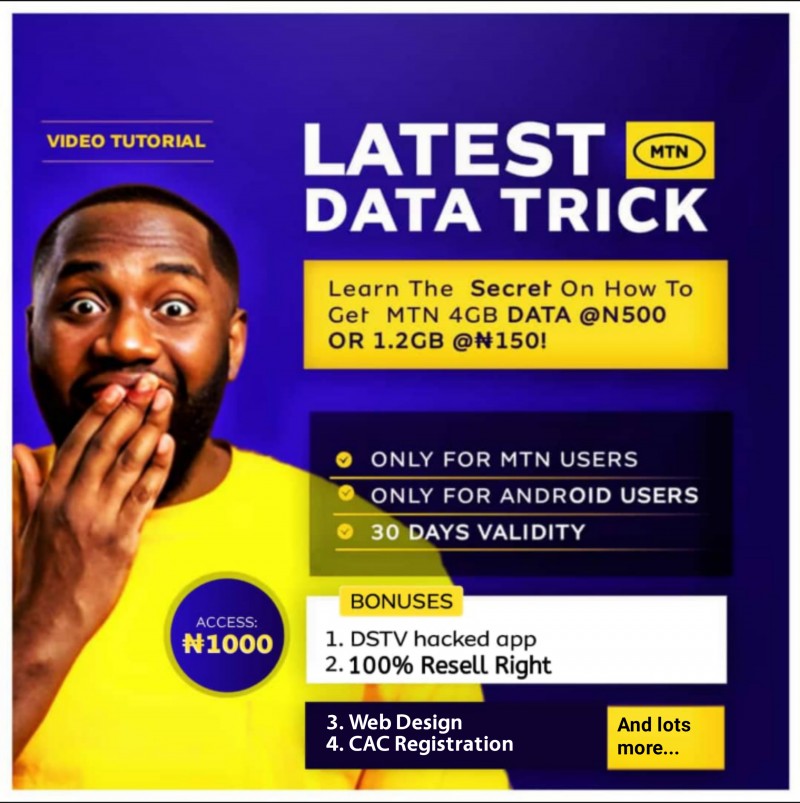 Buy MTN DATA HACK by Ibn Shaakir on Selar