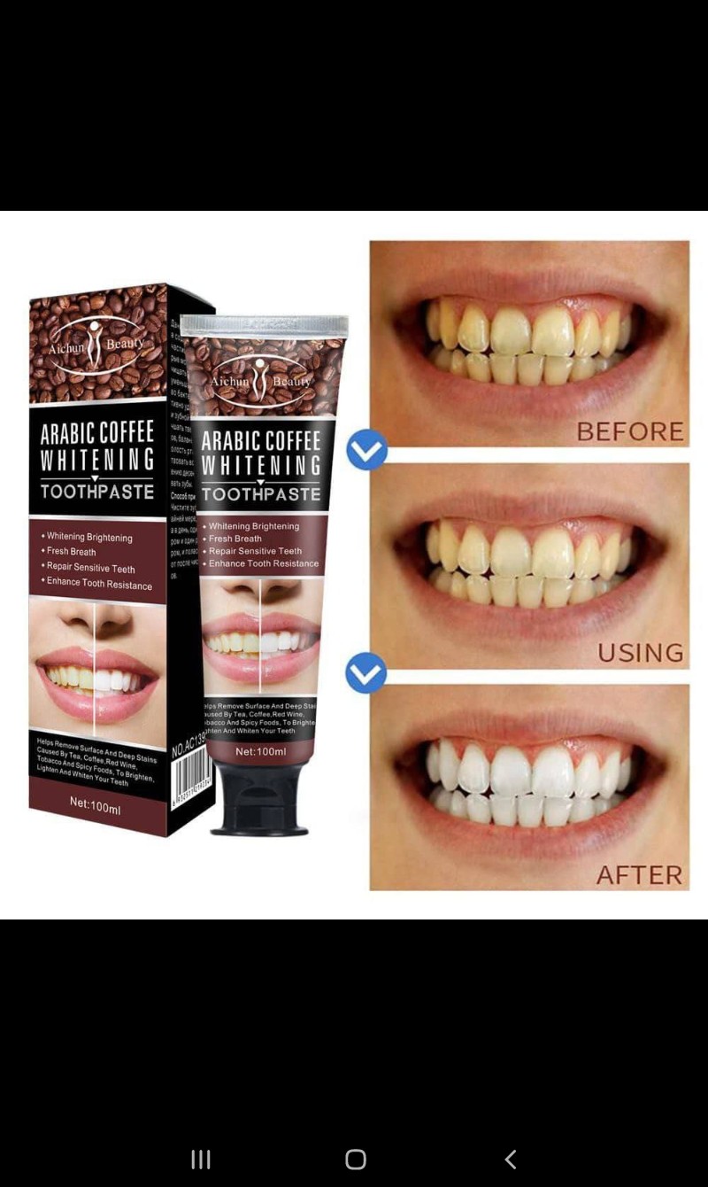 Buy Arabic coffee teeth whitening by Ifeyinwaprosperrapheal on Selar