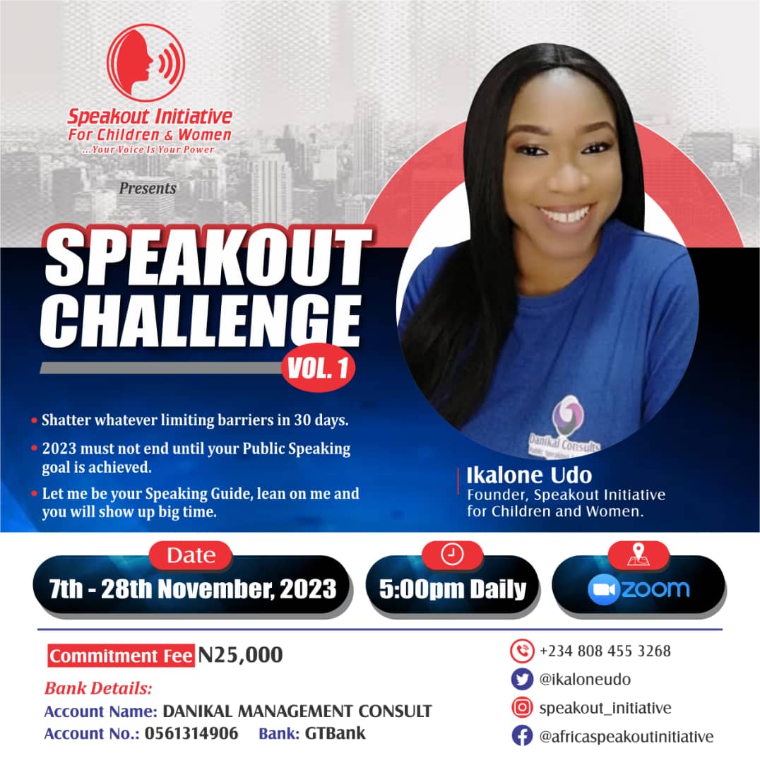 Buy SPEAK OUT CHALLENGE VOL 1 by DANIKAL MANAGEMENT CONSULT on Selar