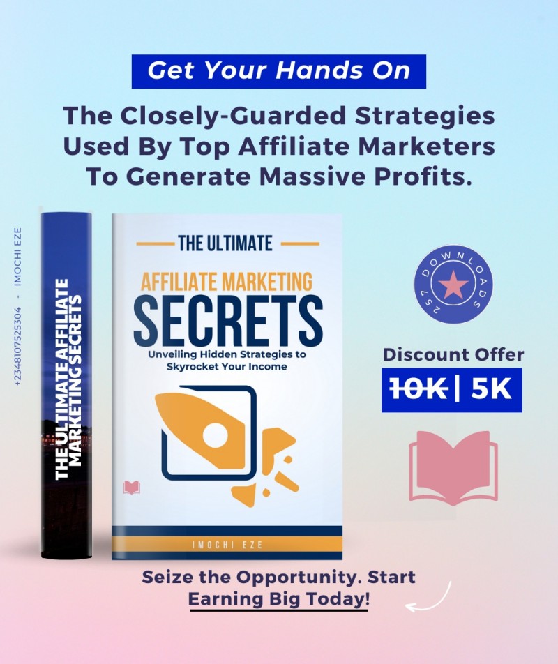 Buy The Ultimate Affiliate Marketing Secrets by Imochi Media on Selar