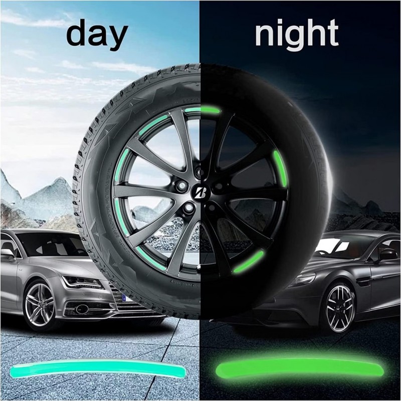 Get CAR REFLECTIVE WHEEL STICKER by learn land on Selar