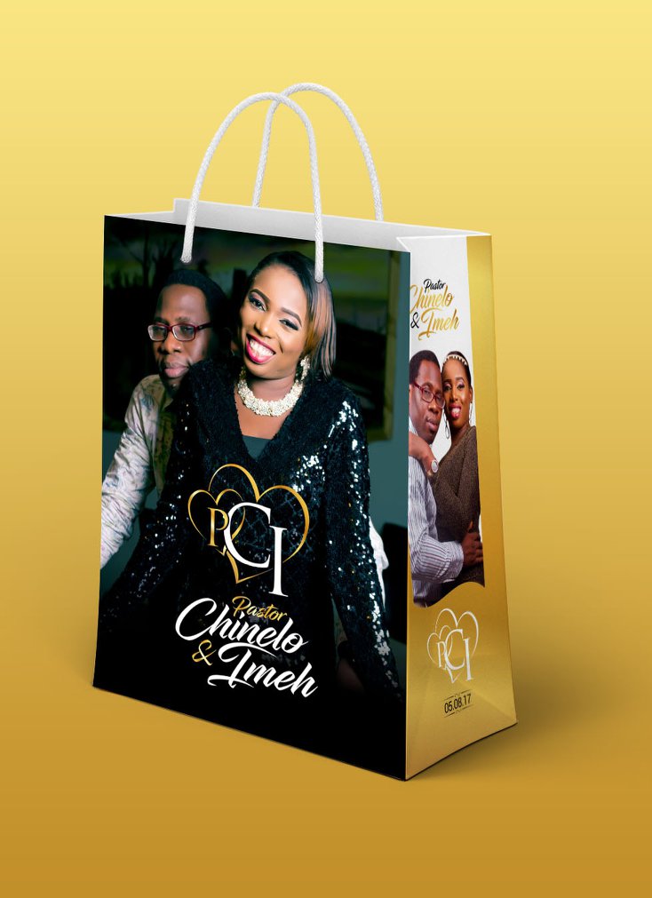 Buy Gift bags design and printing by Emmanuel Inyang on Selar