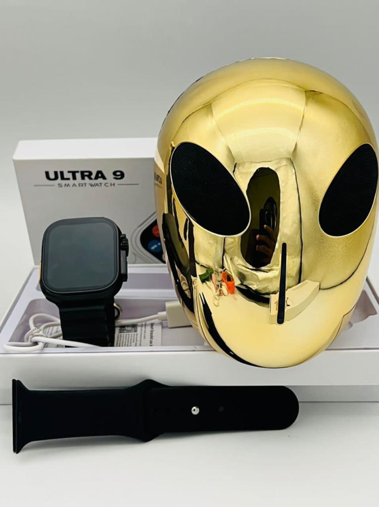 Buy ultra 9 wireless smartwatch + wireless alien shaped Bluetooth ...