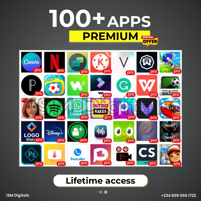 Buy 100+ Premium Apps by ISM Digitals on Selar
