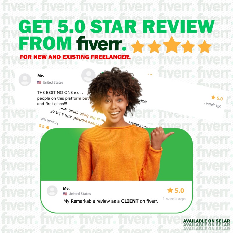 Buy FIVERR 5 STAR REVIEW by Isreal OKOH on Selar