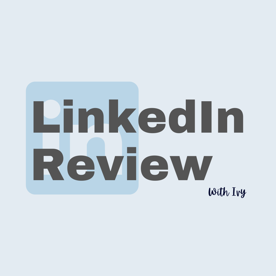 Buy LinkedIn Review with Ivy by Ivy Oluwadamilola Elebesunu on Selar