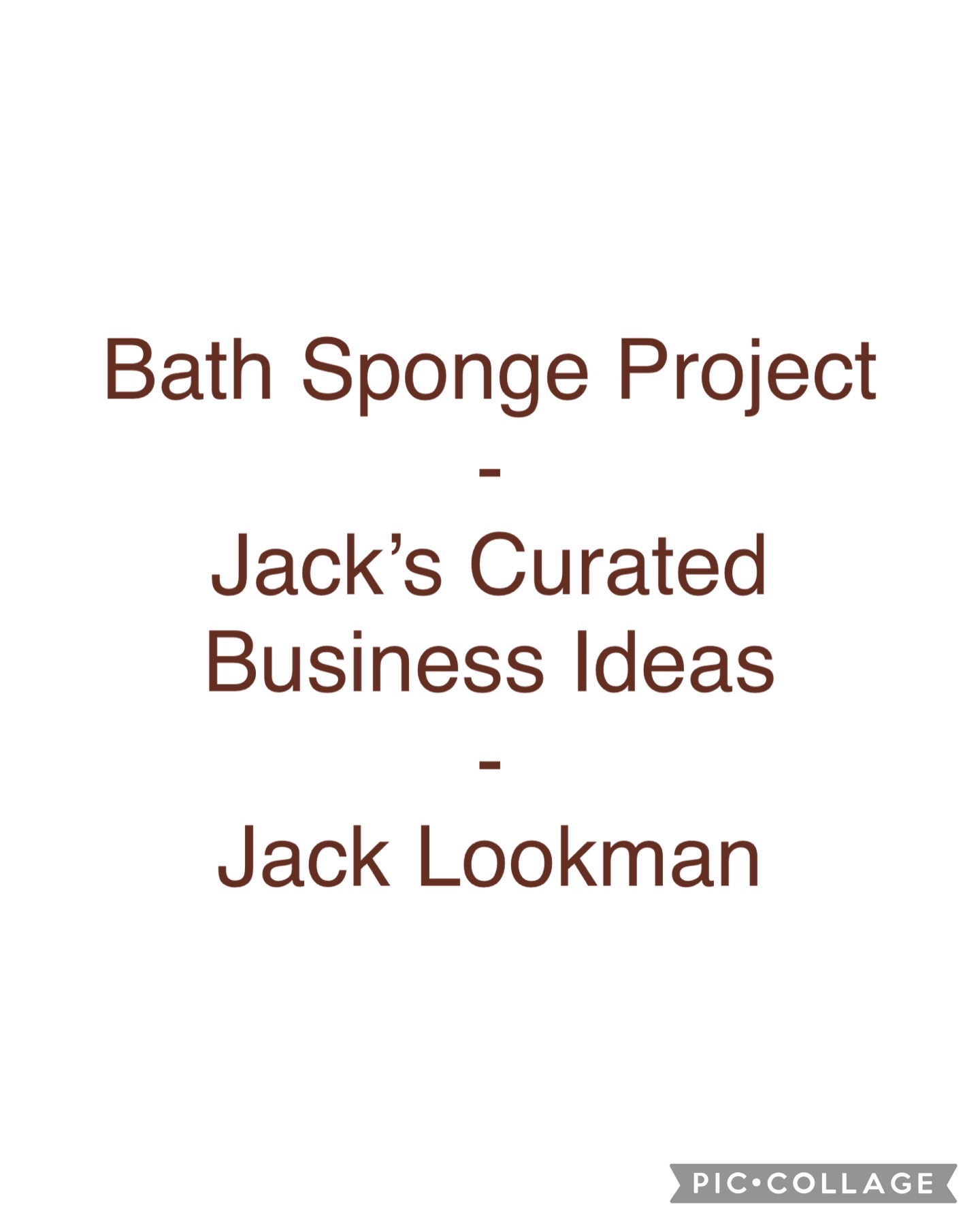 Buy Bath Sponge Project - Jack's Curated Business Ideas by Jack Lookman ...