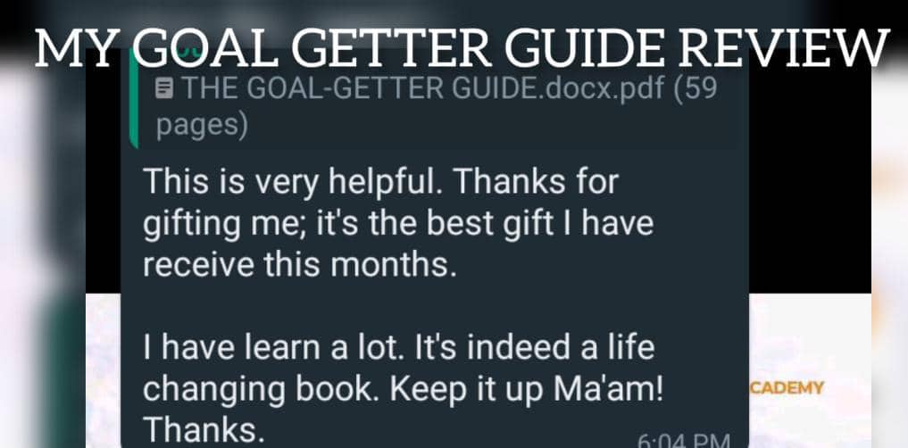 Get The Goal Getter Guide by Ben Mary on Selar