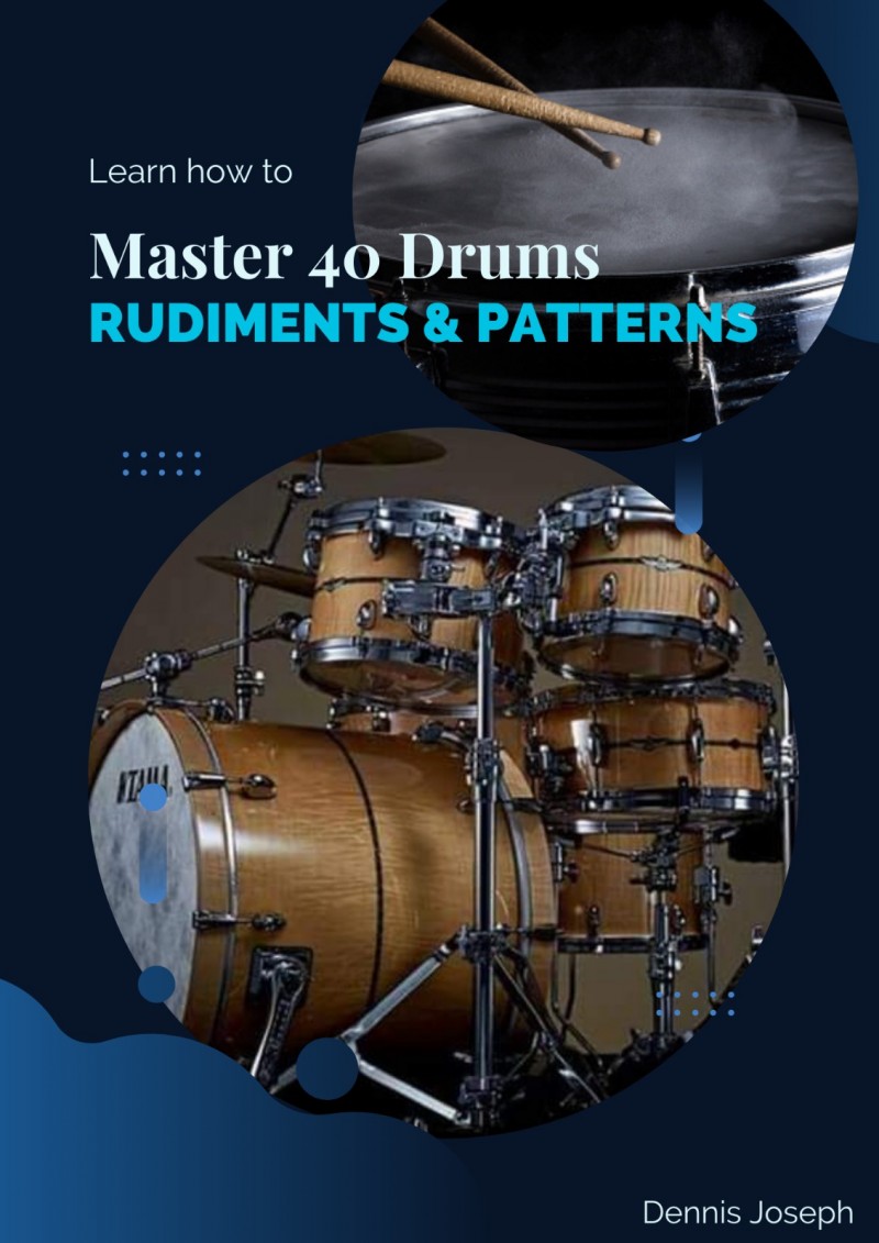 Buy Master 40 Drum Rudiments And Patterns By Dennis Joseph On