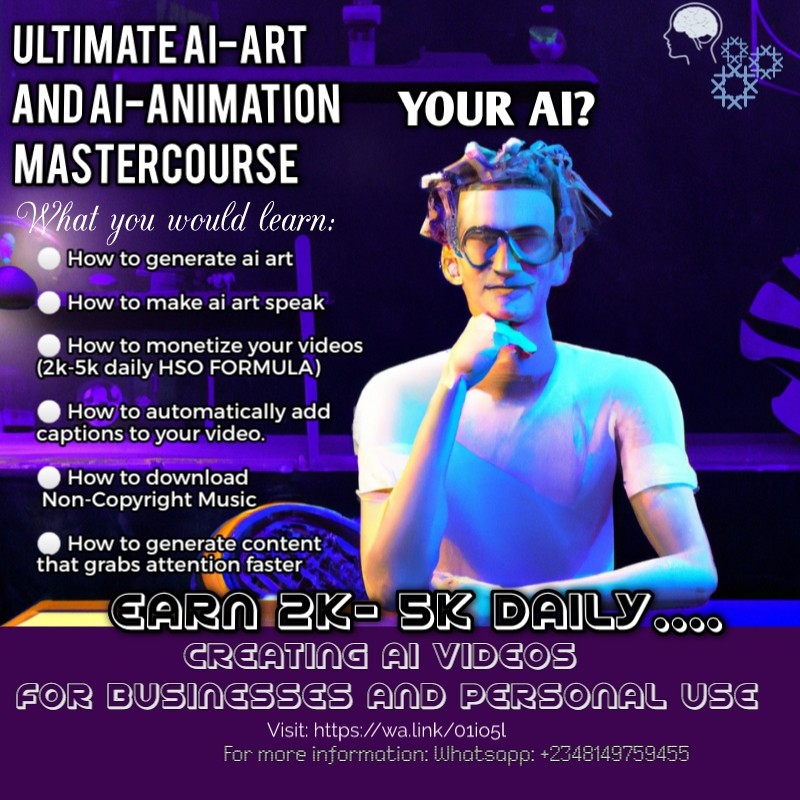 Buy The Ultimate AI-ART and AI-ANIMATION MASTERCOURSE by John Toriola on Selar