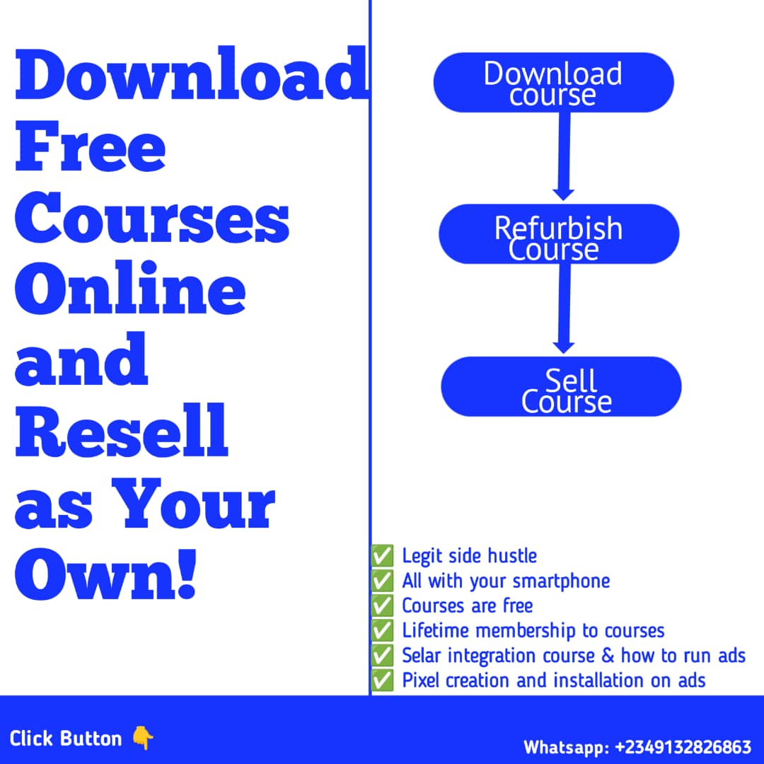 Buy DOWNLOAD FREE P.L.R COURSES AND RESELL ONLINE by Jonima world on Selar