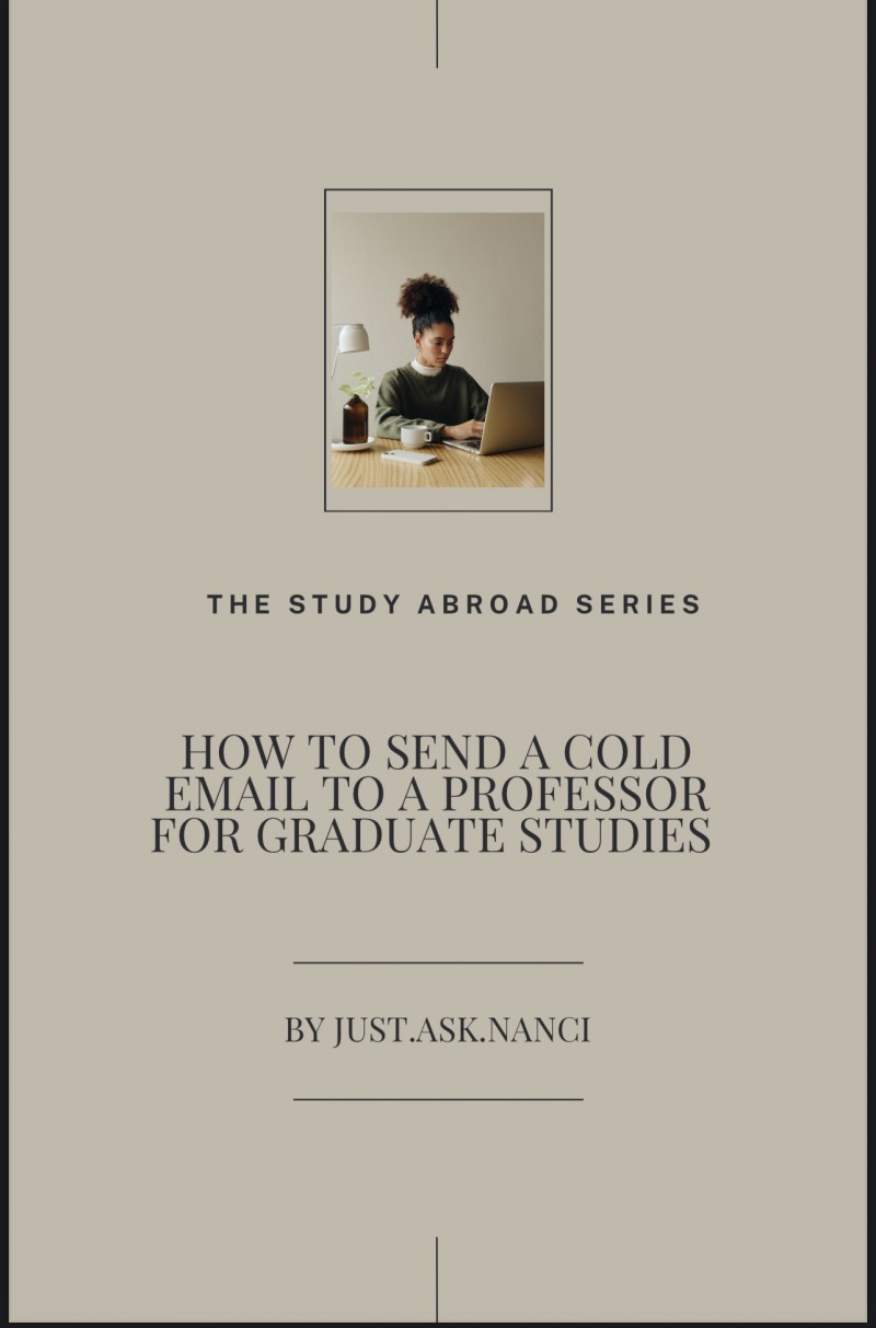 Buy How To Cold Email Any Professor For Graduate Studies Opportunities ...