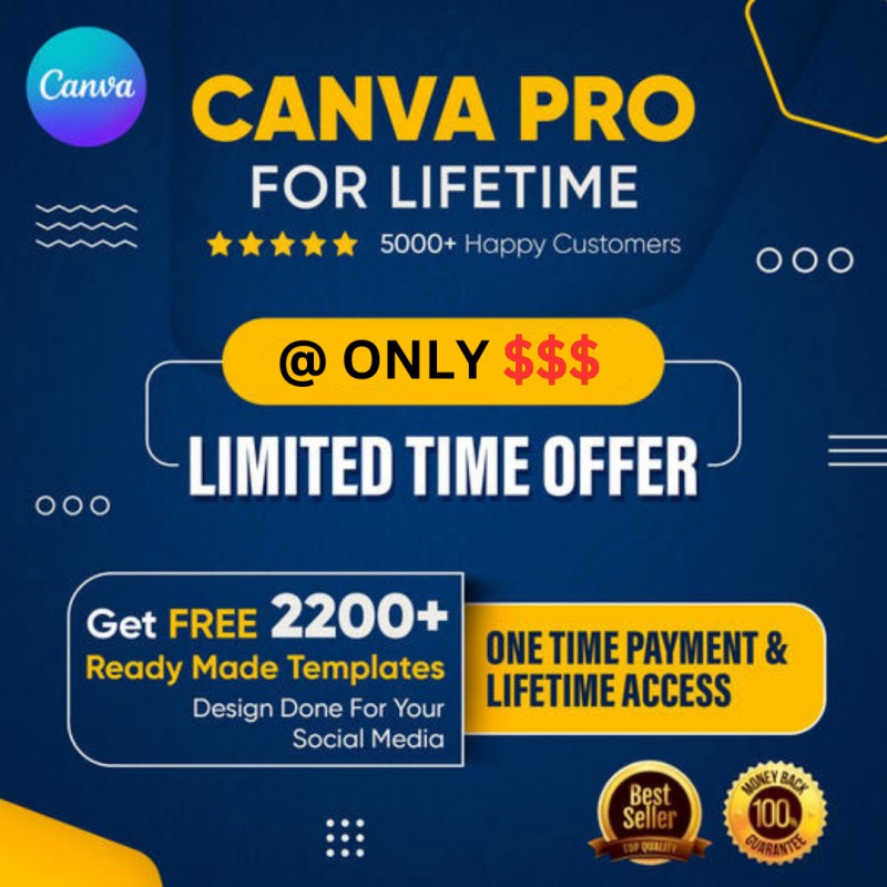 Buy CANVA PRO LIFETIME SUBSCRIPTION by PDF Vault on Selar