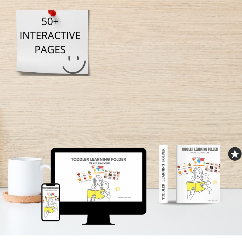 Buy TODDLER LEARNING FOLDER (ZERAH'S ADVENTURE) by KICKITLIKE ZERAH on ...