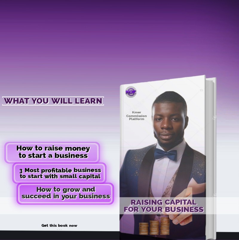 Buy How to raise capital and how to succeed in your business by Kmer Commission Platform on Selar