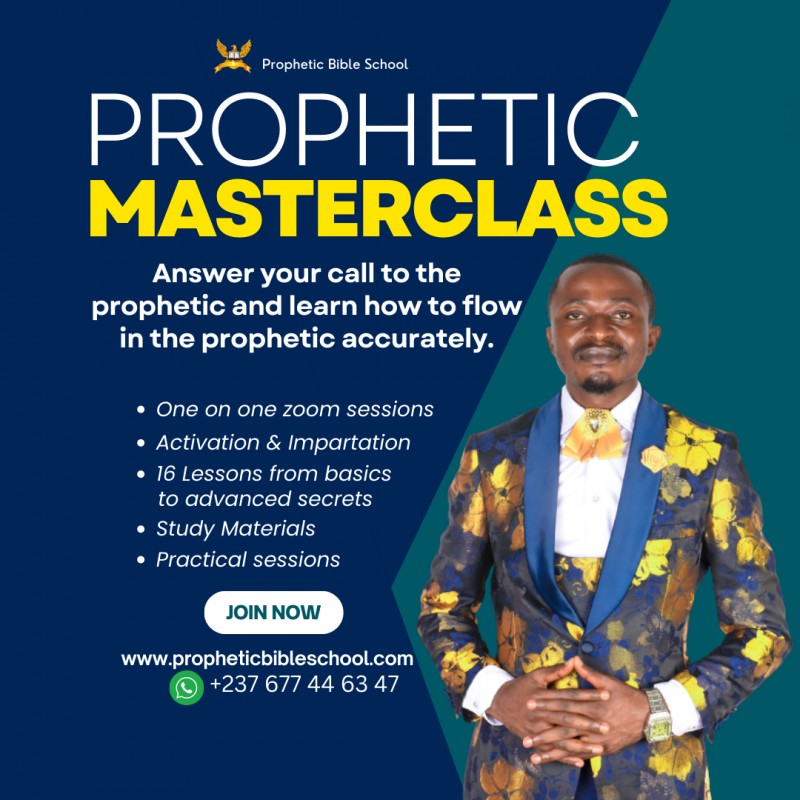 Buy Prophetic Masterclass (Activation & Impartation) by Prophetic Bible ...