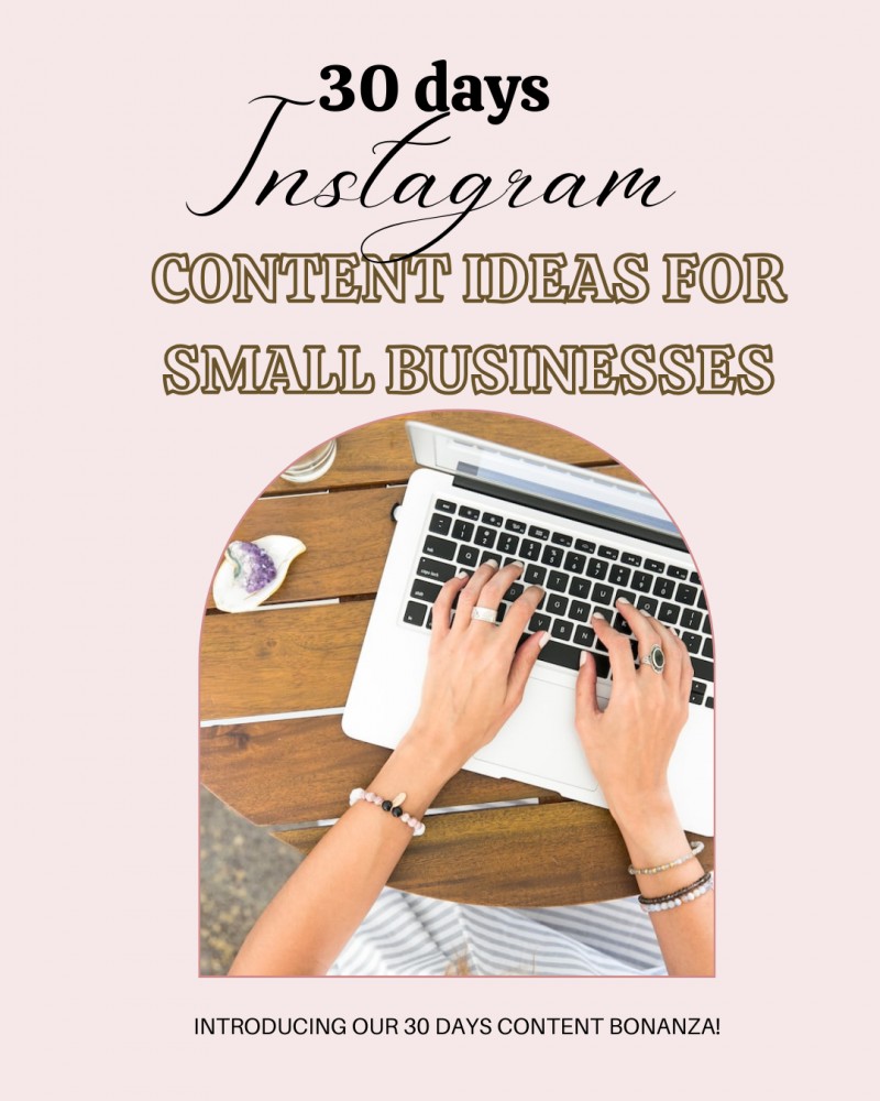 Buy 20 days Instagram content ideas for small businesses by Laura Jacob on Selar