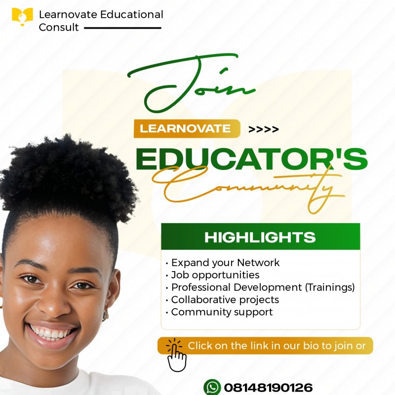 Subscribe Learnovate Educator's community by Learnovate educational consult on Selar