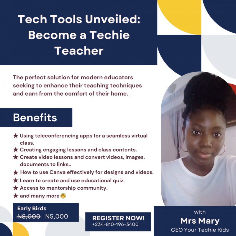 Buy Become a Techie Teacher by Mary Ajayi on Selar